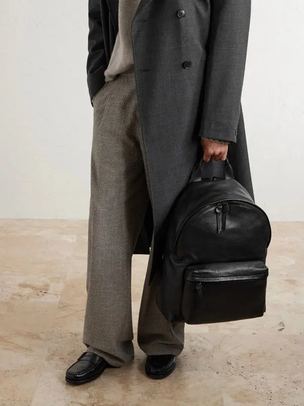 Officine Creative Oc 001 Suede Backpack - Black