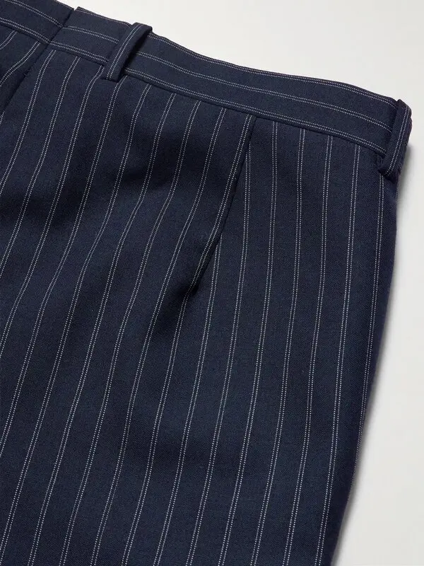 Husbands Straight-leg Pinstriped Wool Suit Trousers