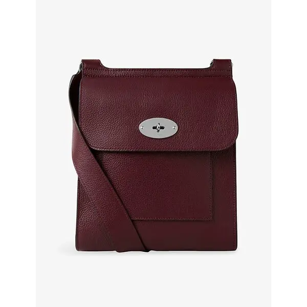 Mulberry Antony Leather Satchel - Black Cherry