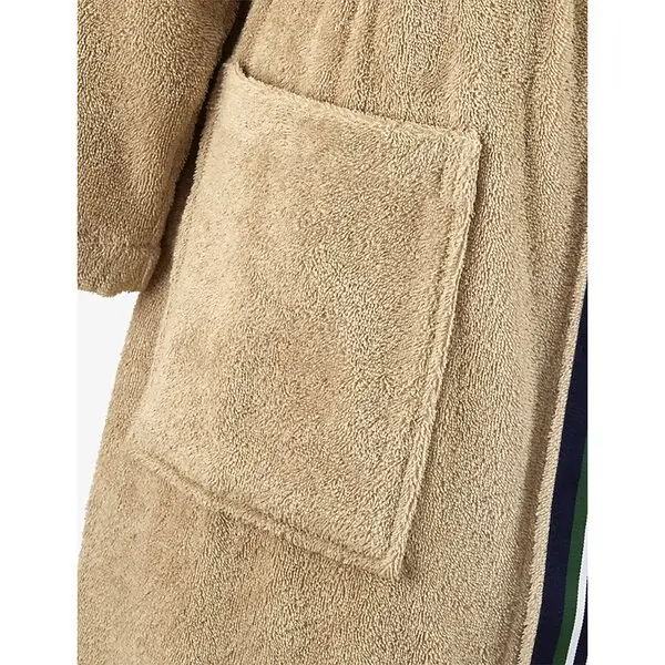 Lacoste Club Cotton Bathrobe - Cappucc