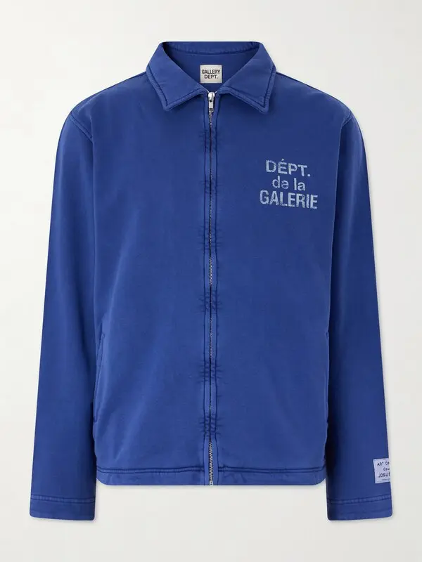 GALLERY DEPT. Montecito Logo-print Jacket - Blue