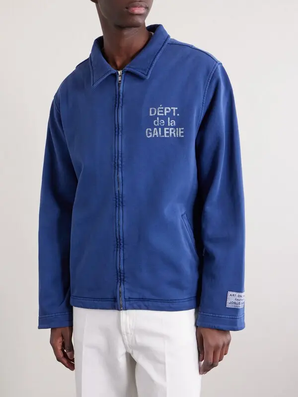 GALLERY DEPT. Montecito Logo-print Jacket - Blue