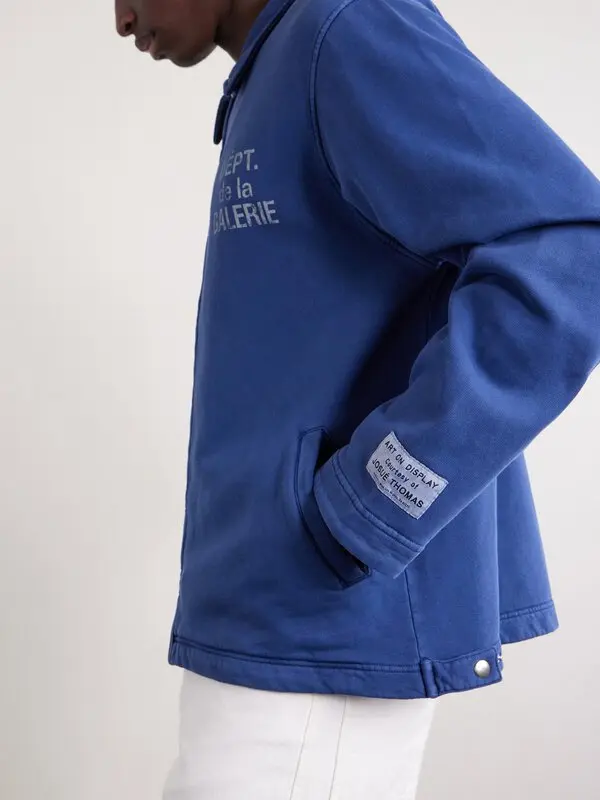 GALLERY DEPT. Montecito Logo-print Jacket - Blue