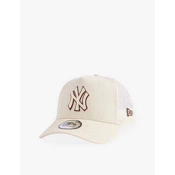 New Era New York Yankees Cotton-twill Trucker Cap - Light Beige