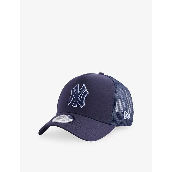 New Era New York Yankees Cotton-twill Trucker Cap - Navy
