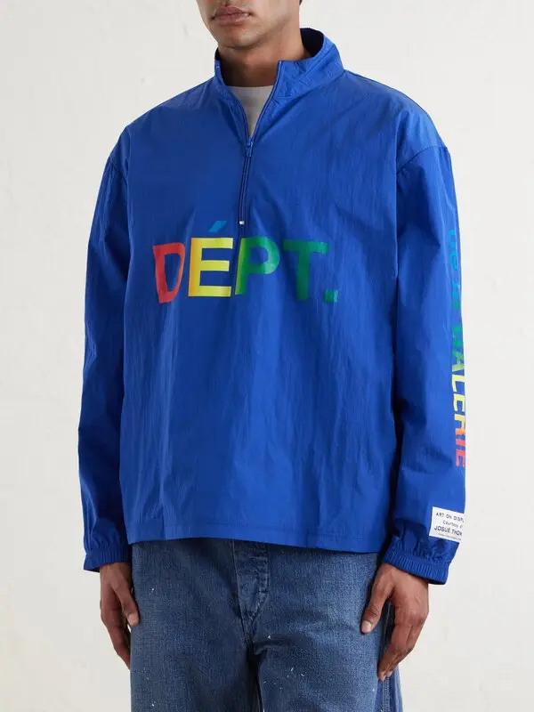 GALLERY DEPT. Wave Logo-print Half-zip Jacket