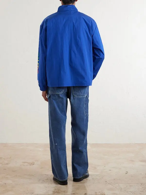 GALLERY DEPT. Wave Logo-print Half-zip Jacket