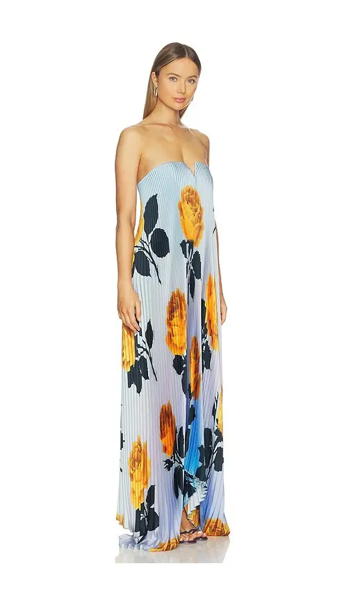 L'IDEE Black Tie Gown - Digital Rose