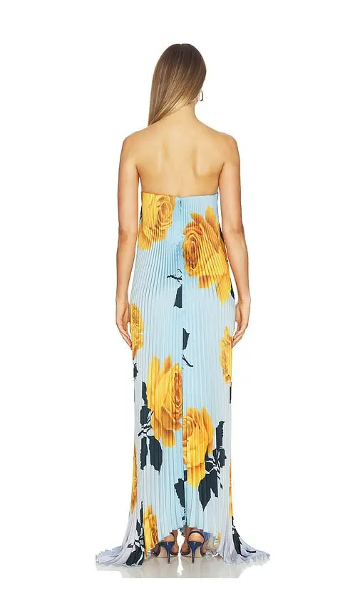 L'IDEE Black Tie Gown - Digital Rose