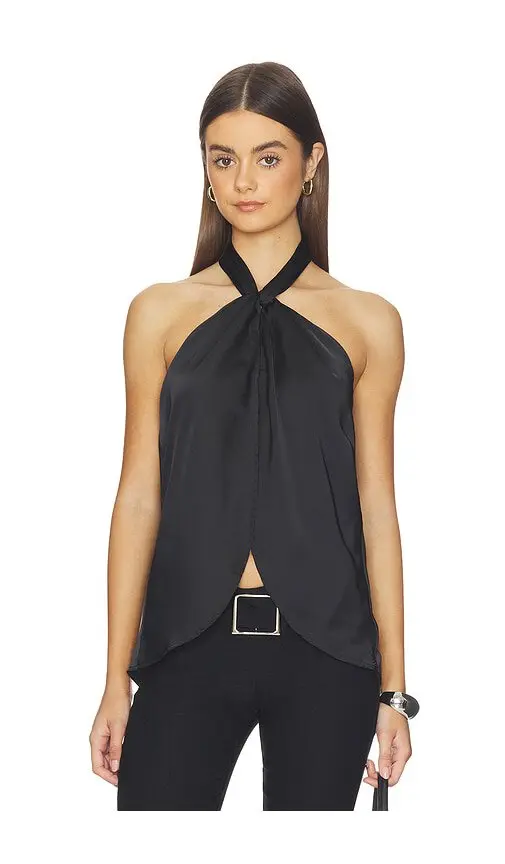 Superdown Samantha Halter Top - Black