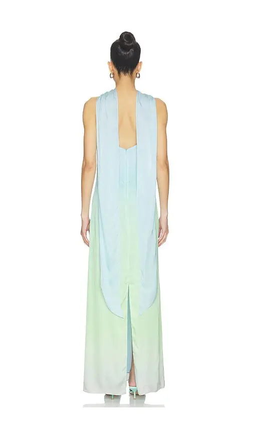 Amanda Uprichard X Ashton Maxi Dress - Blue Combo