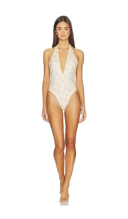 LoveShackFancy Meegan One-piece Swimsuit - Sunshine Dream
