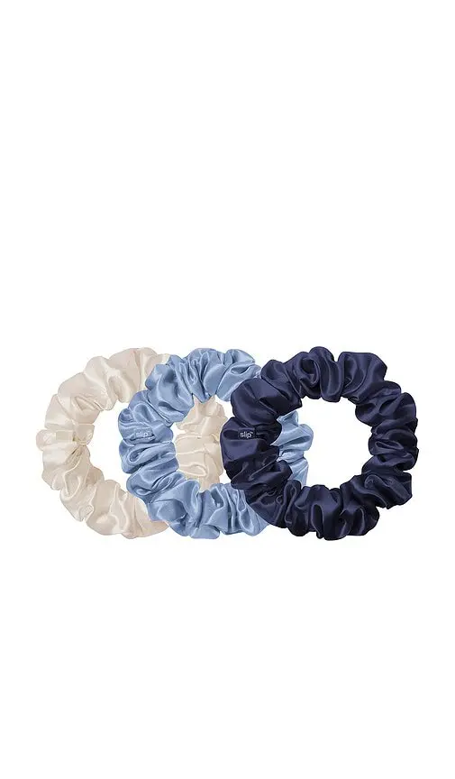 Slip Set Of 3 Pure Silk Large Scrunchies - Skye