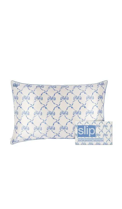 Slip Pure Silk Queen Pillowcase In Baby Blue - Bowie