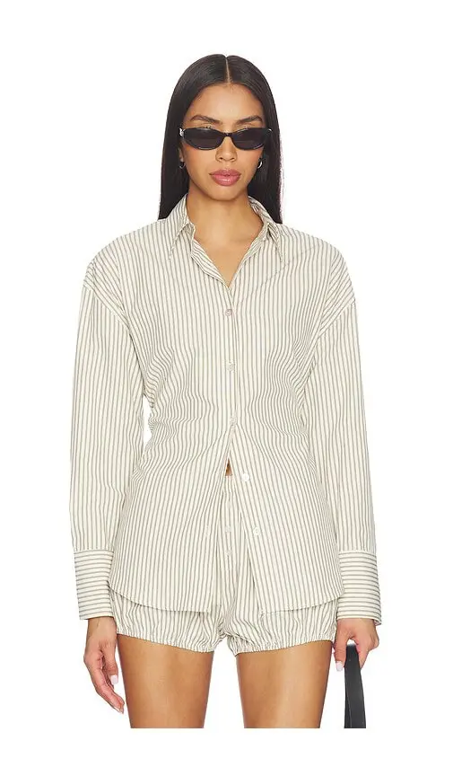 NIA X Jules Button-down Shirt - Cream