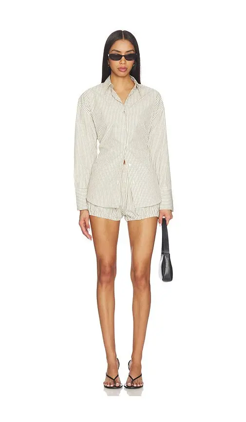 NIA X Jules Button-down Shirt - Cream