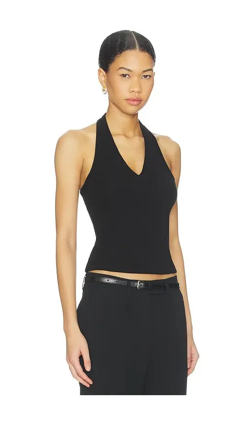 Lna Tide Halter Top - Black