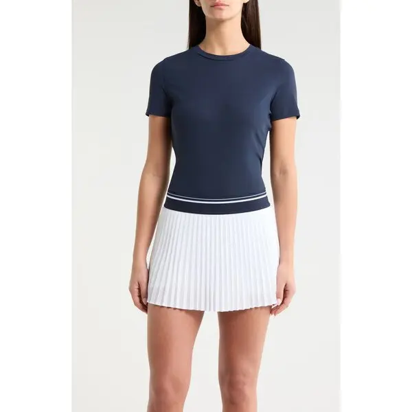 G/fore Tech Golf Upf 50+ Ribbed T-shirt - Twilight