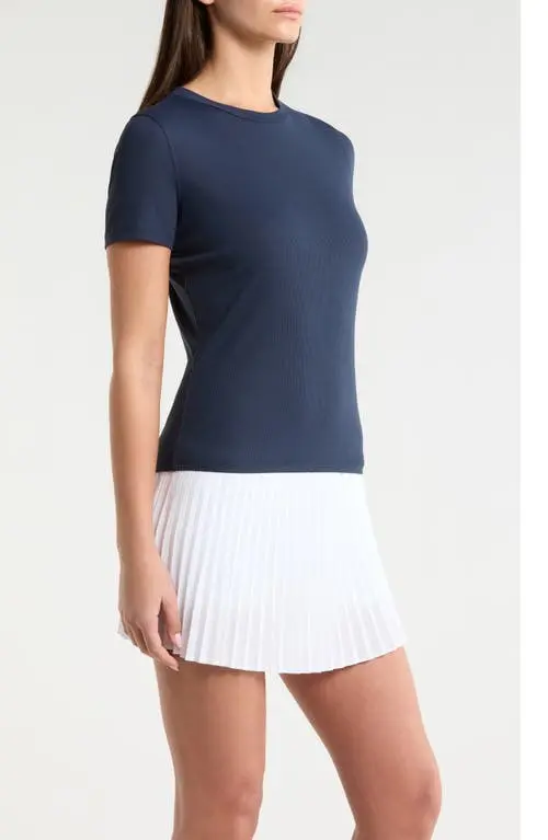 G/fore Tech Golf Upf 50+ Ribbed T-shirt - Twilight