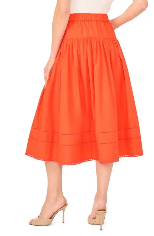 Ted Baker London Tiered Cotton Midi Skirt