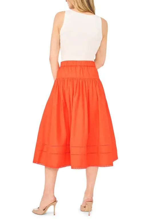 Ted Baker London Tiered Cotton Midi Skirt