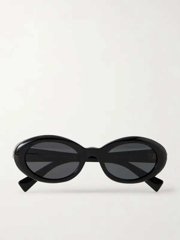 Miu Miu Acetate Sunglasses - Black