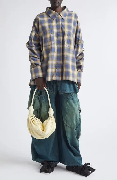 Collina Strada Hazel Oversized Denim Cargo Pants