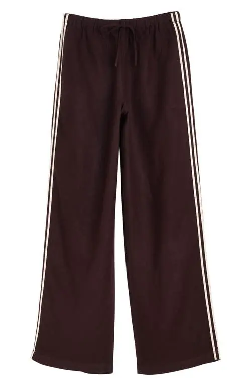 Madewell Linen Track Pants - Cocoa