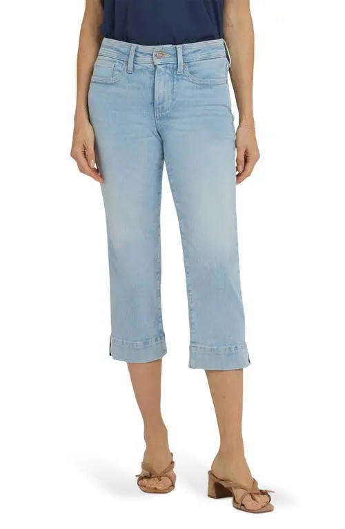 NYDJ Marilyn Triple Stitch Crop Straight Leg Jeans - Keys View