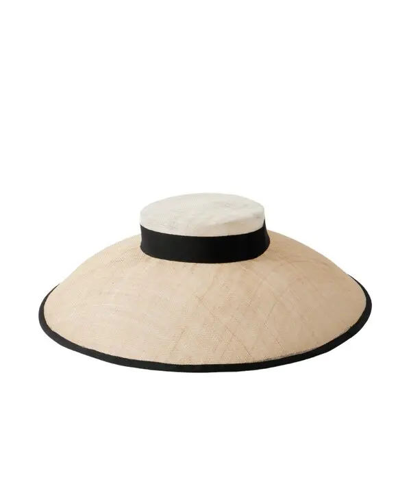 GIGI BURRIS MILLINERY Maris Sinamay Sunhat - Neutrals