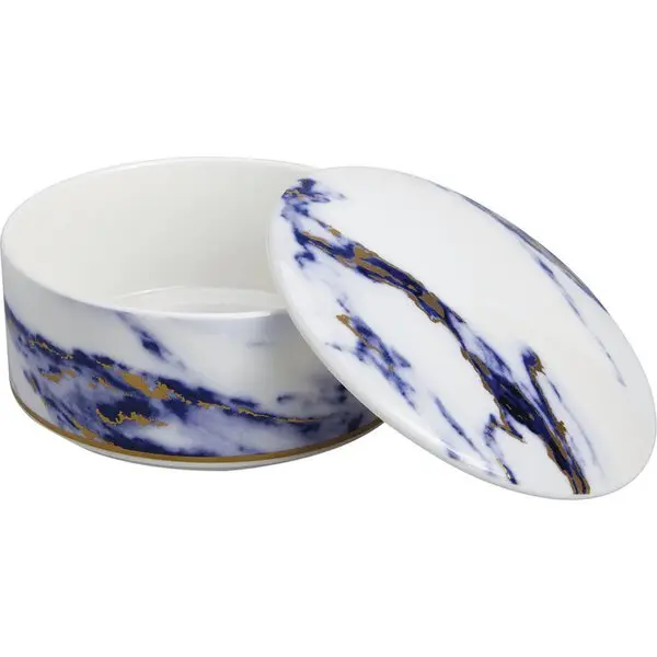 Prouna Marble Azure Jewelry Box - White