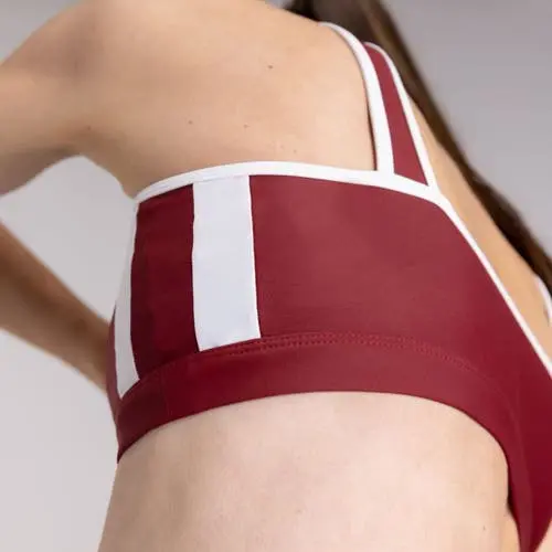 Wallien Sports Bikini Top - Red