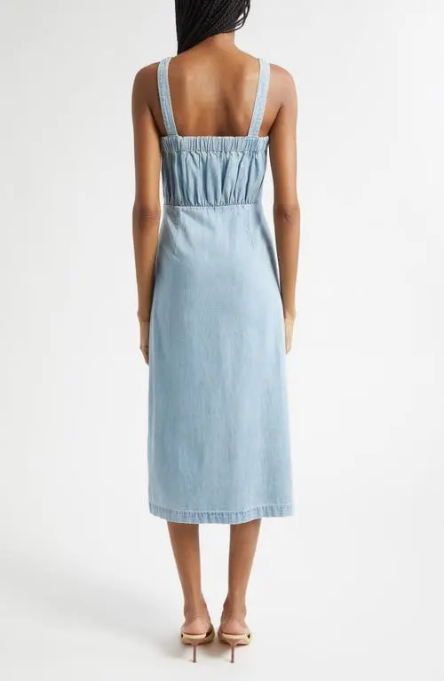 Veronica Beard Delondra Denim Sundress