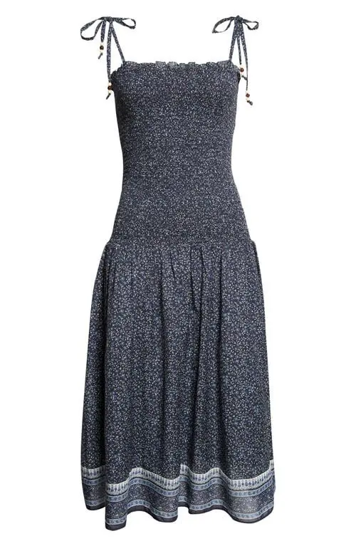 Veronica Beard Mariette Floral Cotton-blend Sundress