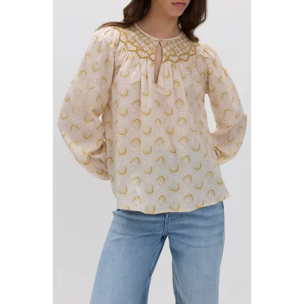 PER UNA BY M&S Embroidered Yoke Blouse