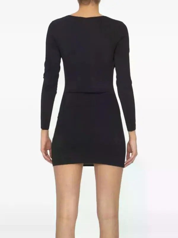 Alexander Wang Long-sleeved Cutout Mini Dress