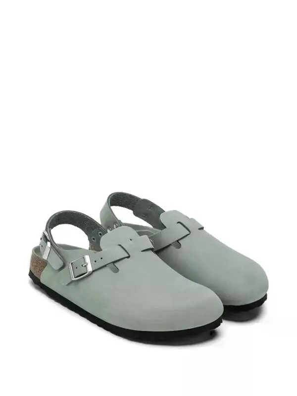 BIRKENSTOCK Tokyo Suede Clogs - Green