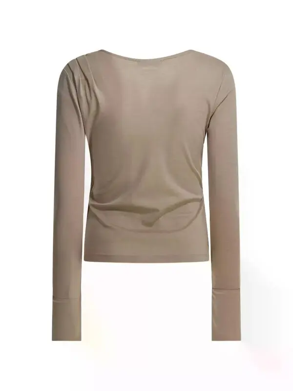 Max Mara V-neck Wrap Sweater - Neutrals