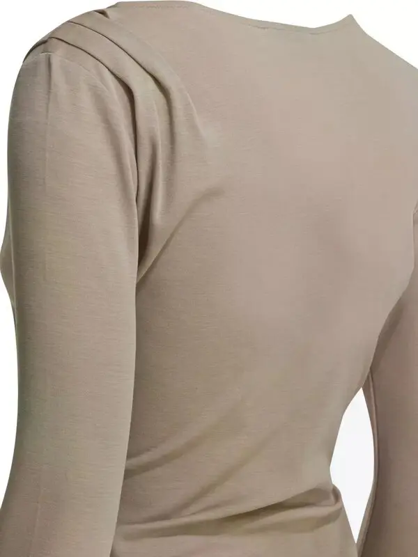 Max Mara V-neck Wrap Sweater - Neutrals