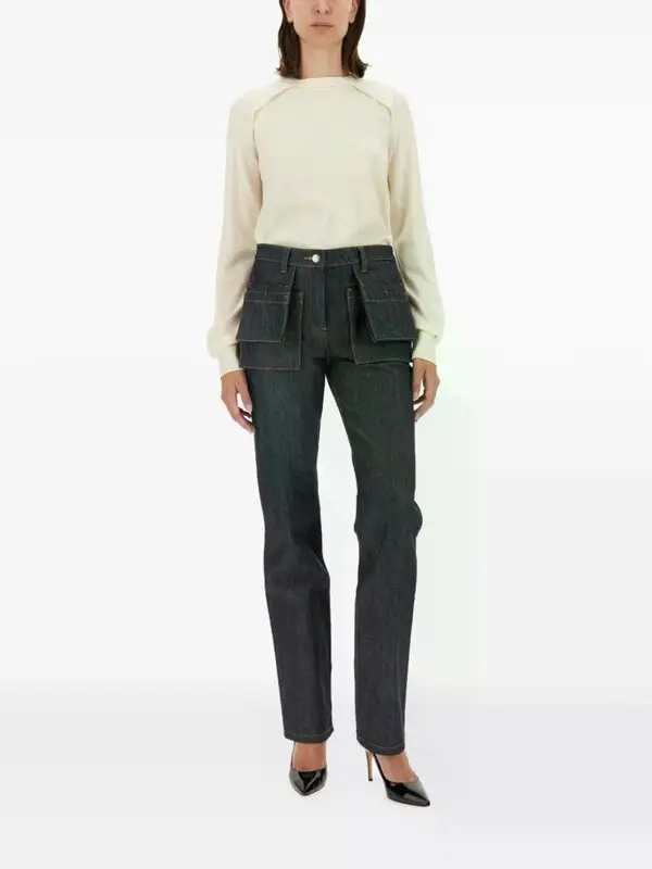 Helmut Lang Shoulder Detail Jersey - Neutrals