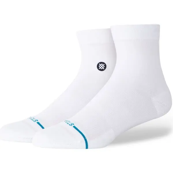 Stance Icon Lowrider Quarter Socks - White