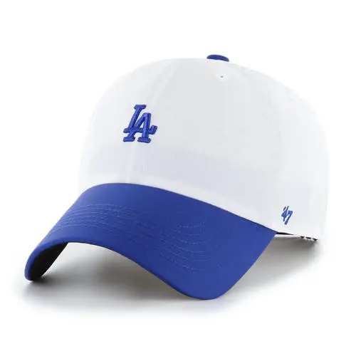 '47 47 Royal Los Angeles Dodgers Vista Mini Clean Up Brrr° Adjustable Hat - White