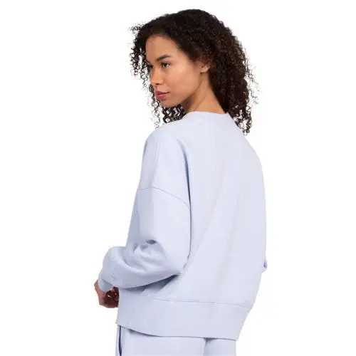 STARTER New York Mets Boxy Fleece Sweatshirt - Light Blue