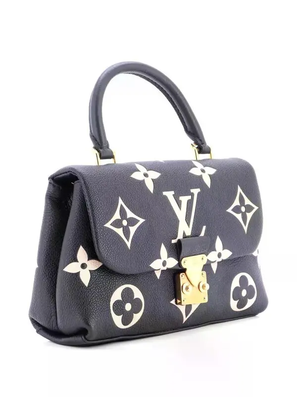 LOUIS VUITTON Madeleine Handbag Bicolor Monogram Empreinte Giant Bb - Black