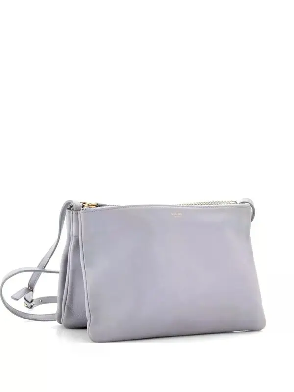 Celine Trio Large Crossbody Bag - Grey