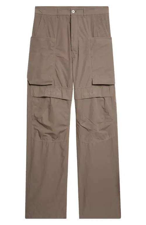 Rick Owens Stefan Cotton Cargo Pants - Dust