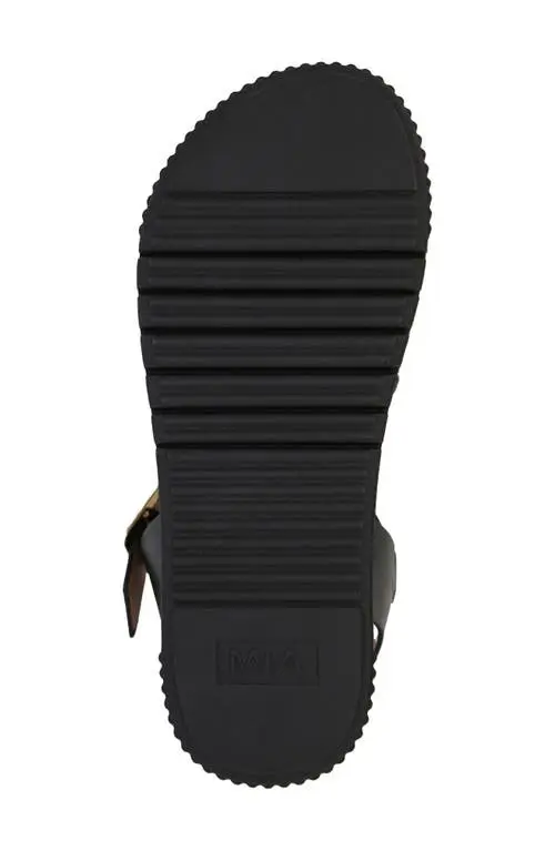Mia Jaiden Ankle Strap Sandal - Leopard/black