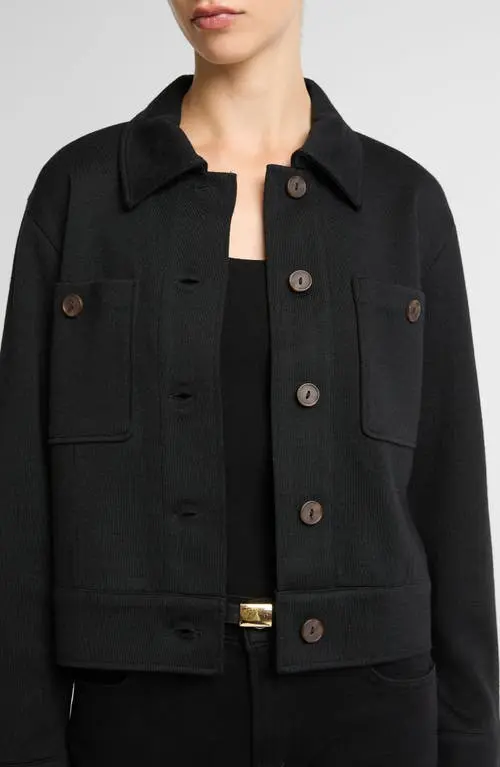 Vince Ponte Knit Jacket - Black