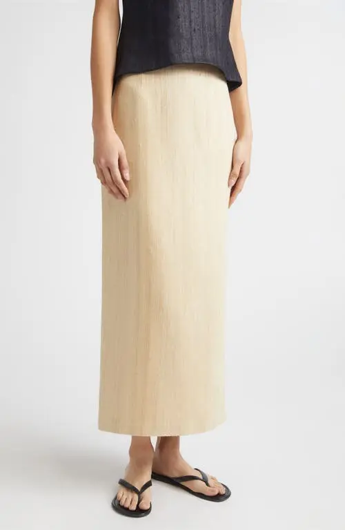 Partow Lea Silk-blend Column Skirt