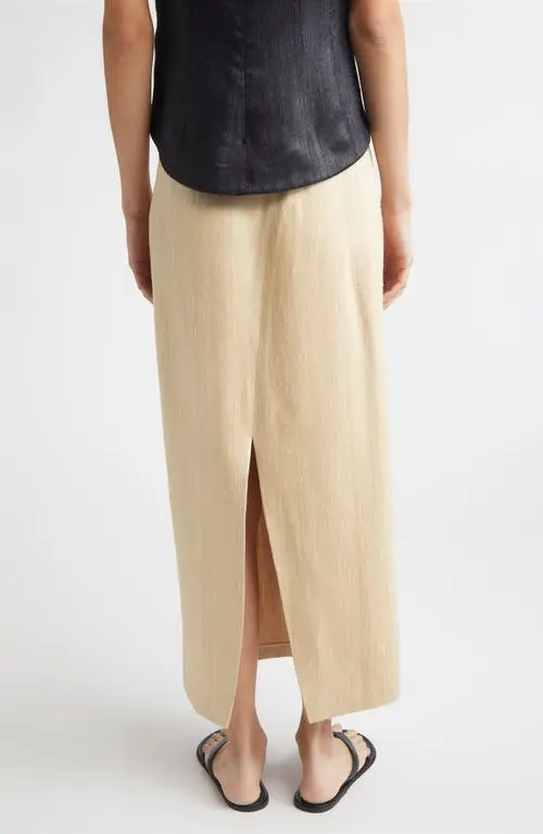 Partow Lea Silk-blend Column Skirt